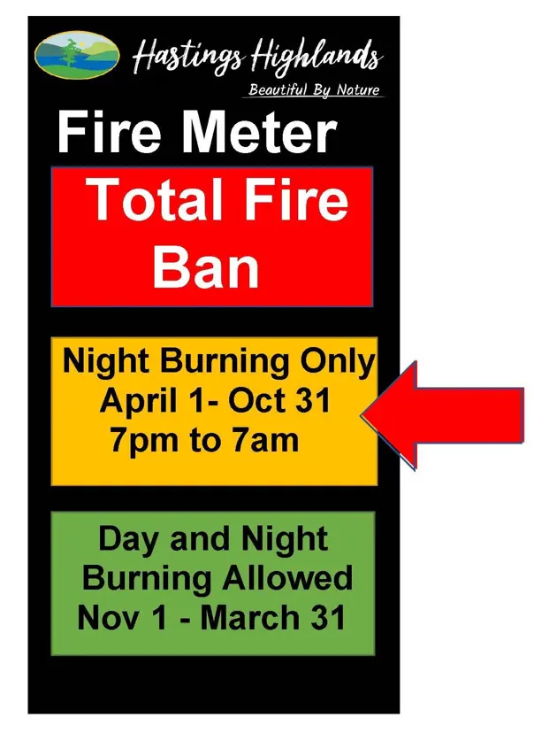 Fire Bans, Restrictions and Guidelines | Municipality of Hastings Highlands